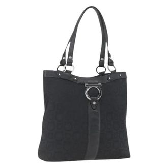 Ferragamo Pre-owned Canvas Tote Bag - - Pre-owned - Damen - Schwarzk - ONE SIZE