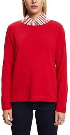 Esprit 103EE1K304, T-Shirt Femme, 610/DARK Red