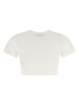 The Attico Womens White Cotton T-Shirt