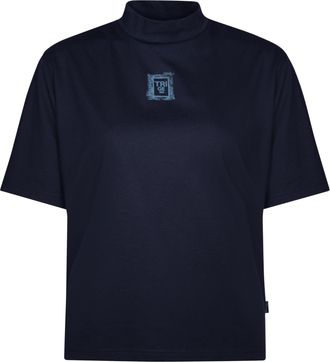 Trigema T-Shirt mit Stehkragen