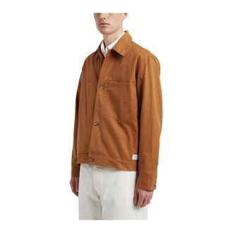 Norse Projects Canvas Overshirt Duck Klassisches Design - - Jackets - Herren - Braun - S