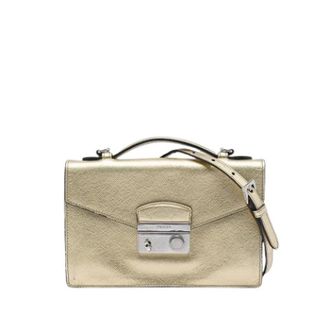 Prada Pre-owned Sound Lock Satchel - - Pre-owned - Damen - Gelb - ONE SIZE