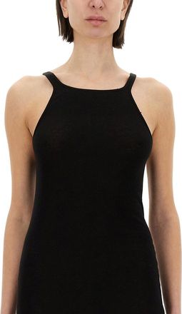 Rick Owens Cotton Tank Dress - Black