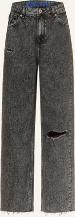 HUGO BOSS Hugo Wide Leg Jeans Leni schwarz