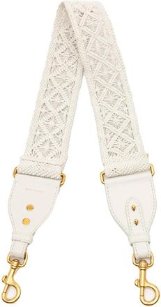 Dior Hobo Bags - Calfskin Macrame Shoulder Strap - Gr. unisize - in Weiß - für Damen