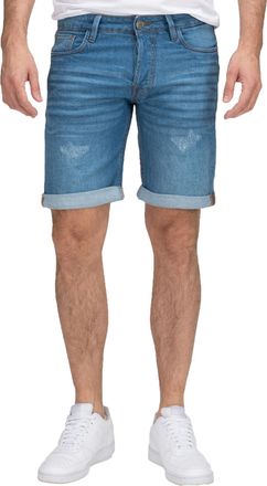 Rock Creek Herren Jeans Shorts Stretch H-415 Blau W30