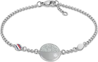 Tommy Hilfiger Jewelry Armband f&uuml;r Damen aus Edelstahl mit einem Charm - 2780460