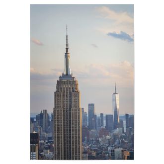 artboxONE Poster 60x40 cm Städte Empire State Building - Bild empire state building bildende kunst brooklyn