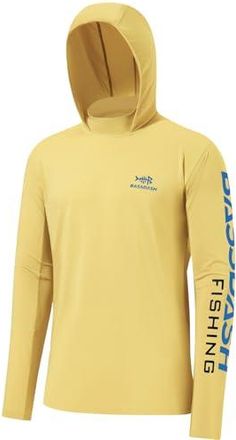Bassdash Hommes Chemise à Capuche Protection Solaire Sweats à Capuche UPF50 + UV Pull à Capuche à Manches Longues pour la pêche en Plein air, Natation