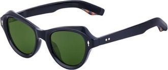 Generic Lunettes de soleil oeil de chat pour femmes de luxe, vintage, punk, tendance, lunettes de soleil pour hommes, loisirs rétro, C5Demigreen, Taille uniqu
