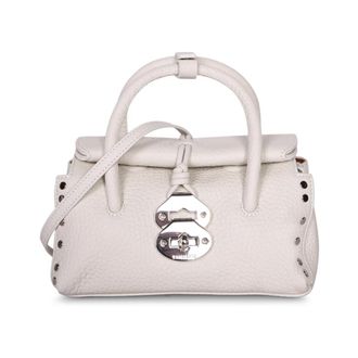 Zanellato Femme, Sacs, Blanc, Taille: ONE Size Cuir grain&eacute; de haute qualit&eacute;