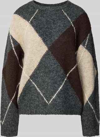 Freequent Relaxed Fit Strickpullover aus elastischem Woll-Mix Modell lulu