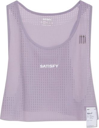 SATISFY Satisfy, Femme, Tops, Violet, Taille: 40 FR Hauts sans manches