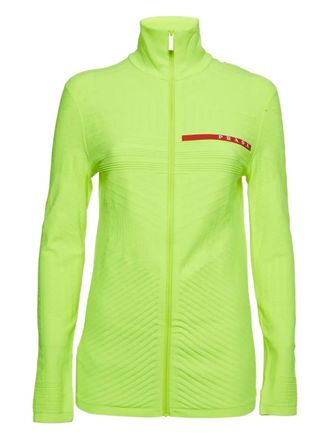 Prada veste Textured Zip (2024) - Vert