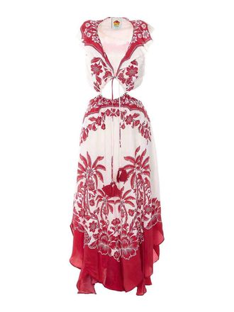 Farm Rio Maxi Robe - Rouge