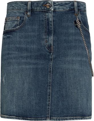 Love Moschino HOSEN & R&Ouml;CKE - Jeansr&ouml;cke auf YOOX.COM