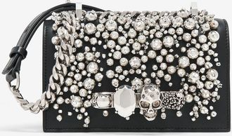 Alexander McQueen Mini Jewelled Satchel mit Kristall-Verzierung - Item 85484817HLI1090