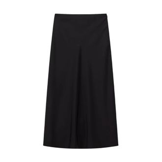 A|X Armani Exchange Midi-Rock mit Falten - - Skirts - Damen - Schwarzk - 4XS