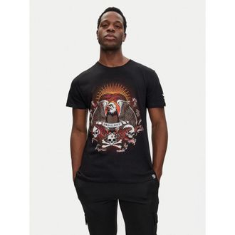 Brave Soul T-Shirt MTS-149DYLAN Schwarz Regular Fit