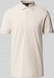 HUGO BOSS Poloshirt mit Label-Detail