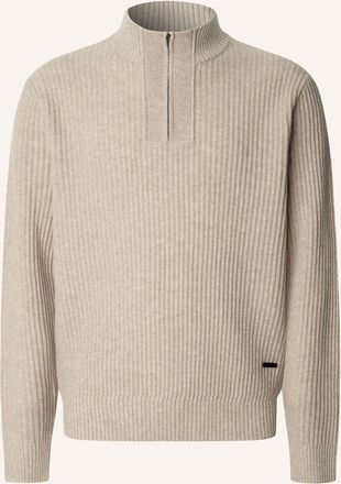 Hackett Pullover Highland Stitch Hzip beige