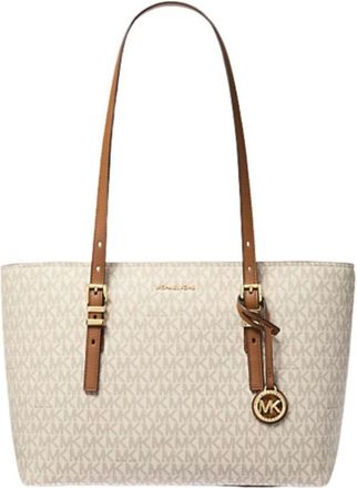 Michael Kors Femme, Sacs, Blanc, Taille: ONE Size Quinn Medium Shopper