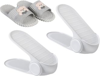 Generico Schuh-Organizer, verstellbar, rutschfest, faltbar, Schuhhalter f&uuml;r die Organisation des Kleiderschranks, f&uuml;r Stiefel und Schuhe im Schrank, Ankleidezi