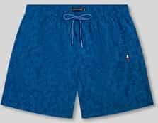 Tommy Hilfiger Regular Fit Badehose mit Logo Print