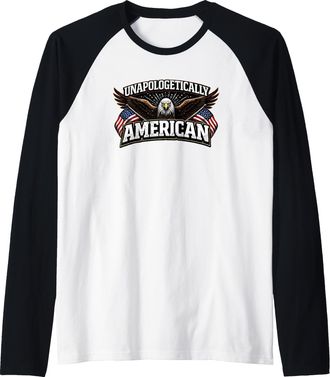 Medals of America Herren Unverfroren amerikanisch Raglan