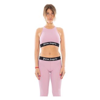 Palm Angels Classic Logo Sport Top - - Sport - Damen - Rosa - XS