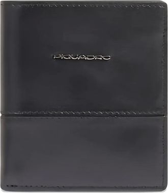 Piquadro portefeuille à logo embossé - Noir