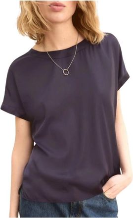 Marella Femme, Tops, Bleu, Taille: 44 FR T-Shirt