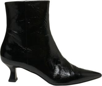 Billi Bi Stiefel - Pointed Toe Ankle Boots With Sculptural Block Heel - Gr. 37 (EU) - in Schwarz - für Damen