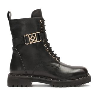 Kazar Klassische Stiefel mit abnehmbarem Riemen - - Shoes - Damen - Schwarzk - 38 EU
