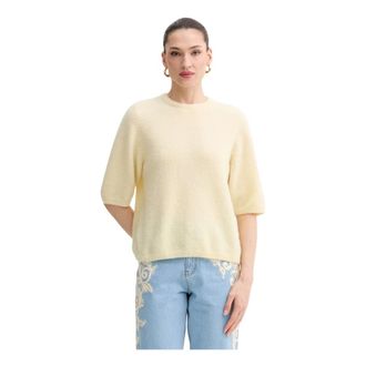 Gestuz Alpha Pullover - - Knitwear - Damen - Gelb - M