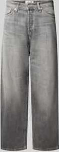 Jack & Jones Straight Fit Jeans aus reiner Baumwolle im Used-Look