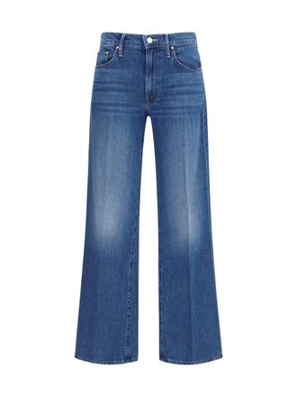 Mother Womens Jeans Mid Rise Maven Skimp Cotton Blue