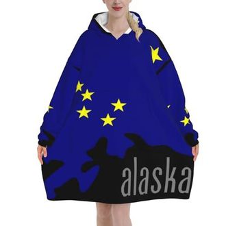 Generic Sweat &agrave; capuche pour femme et homme avec drapeau de la grandeur albanaise, surdimensionn&eacute;, doux et chaud