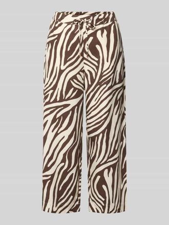 s.Oliver Black Label Regular Fit Culotte aus Lyocell-Viskose-Leinen-Mix