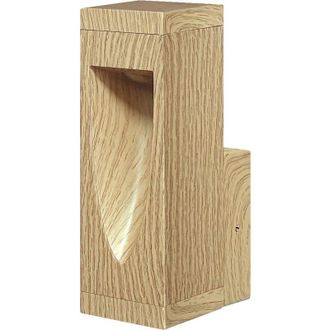 Ledvance Applique extérieur WiFi smart+ 7,5W 600lm bois,blanc chaud 3000K et 16 millions de couleurs, boîtier aluminium de haute qualité, contrôlable par