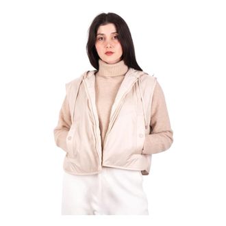 Max Mara Femme, Vestes, Beige, Taille: 38 FR Levante Reversible Vest