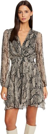 Morgan Damen 232-ripyth Kleid, beige, 36