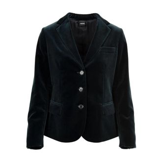Aspesi Vordere Knopfleiste Hintere Schlitze - - Jackets - Damen - Blau - M