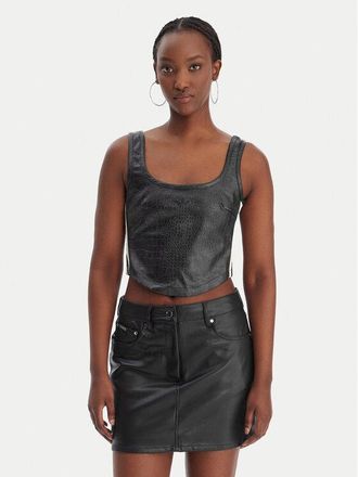 adidas Top Pleather KE5041 Schwarz Slim Fit