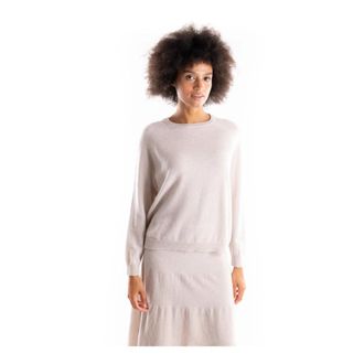 Marella Beiger Kaschmir-Oversize-Pullover - - Knitwear - Damen - Beige - L