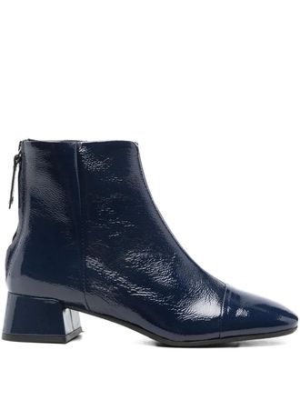 Carmens bottes en cuir 30 mm - Bleu