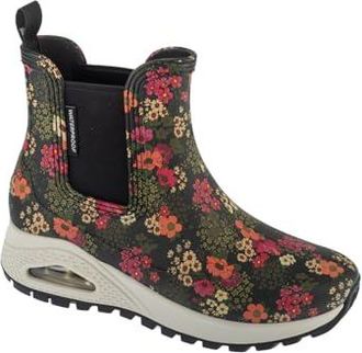 Skechers Uno Rugged Dancing N The Rain 177183-BKMT Bottes Chelsea pour femme, noir, 35 EU
