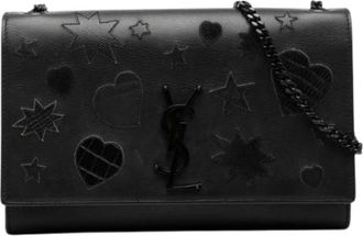 Saint Laurent Sac bandouli&egrave;re Kate Pre-owned - Femme - Pre-owned - Noir - Taille: ONE Size