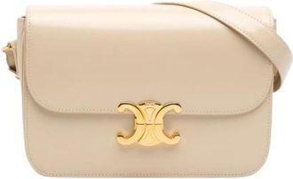 Celine Sac bandouli&egrave;re vintage Pre-owned - Femme - Pre-owned - Beige - Taille: ONE Size