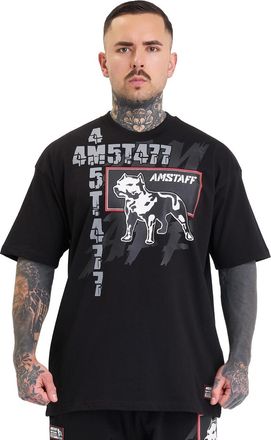 Amstaff Herren Kurzarm Tiko T-Shirt Schwarz M